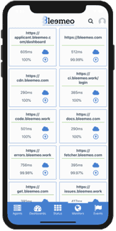 Monitor infrastructure from mobile application | Bleemeo